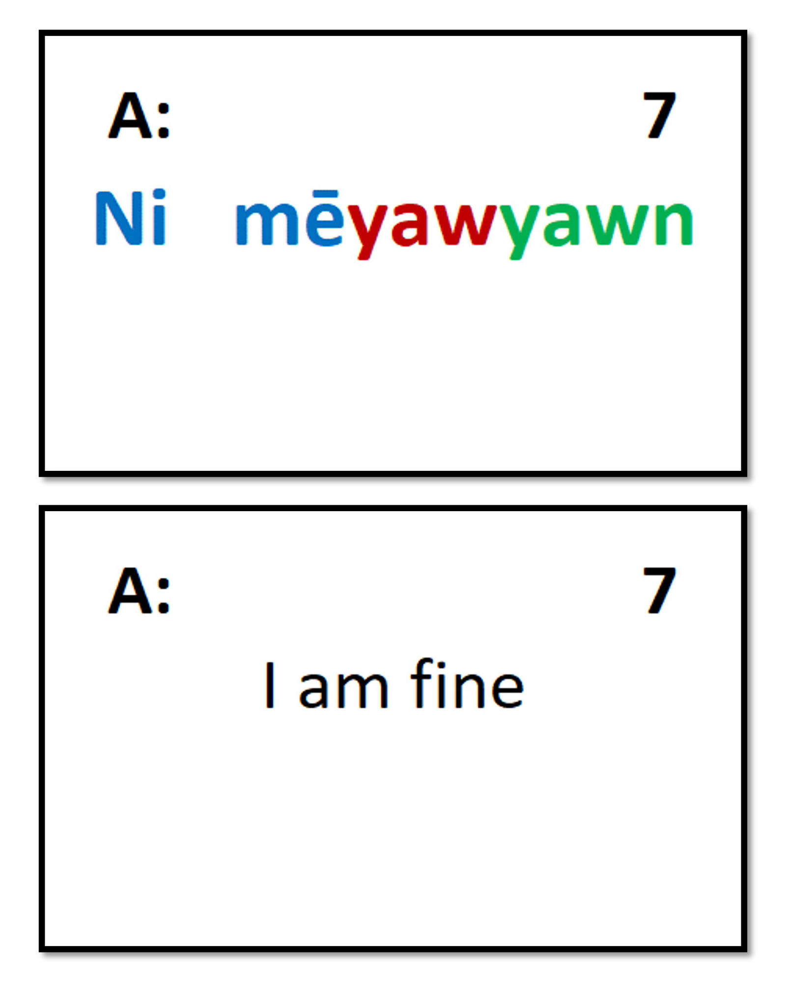 Lesson 6 — Michif Language Revitalization Circle