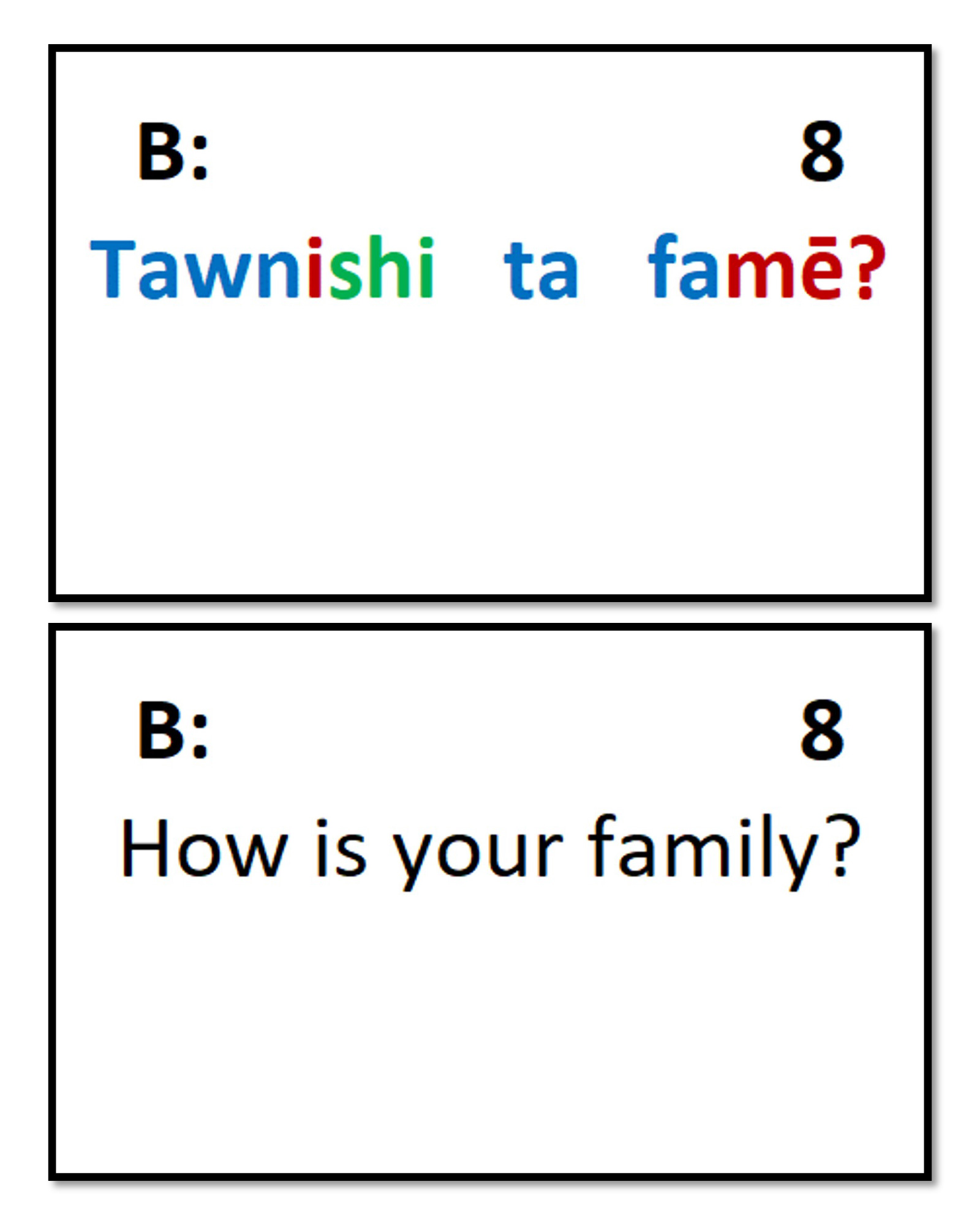 Lesson 6 — Michif Language Revitalization Circle
